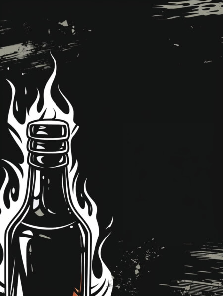 Download Flaming Bottle Illustration Backgrounds Online - Creative Fabrica