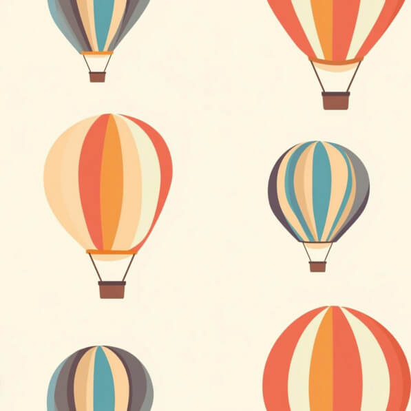 Descarga Patrón de globos aerostáticos coloridos Patrones En Línea ...