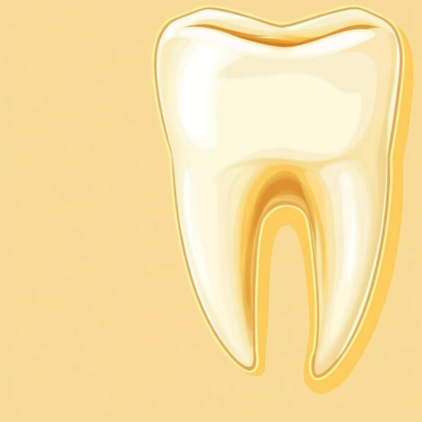Download Stylized Tooth Against Yellow Background Backgrounds Online ...