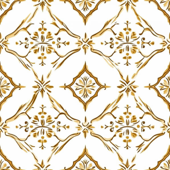Download Intricate Gold Floral Pattern Patterns Online - Creative Fabrica