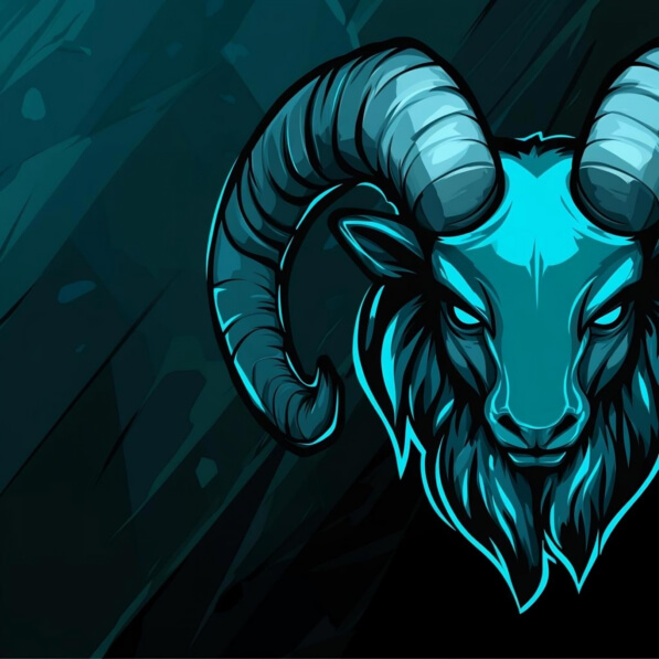 Download Stylized Ram Head Art Backgrounds Online - Creative Fabrica