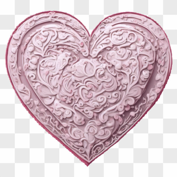 Download Intricate Pink Heart Design Cartoons Online - Creative Fabrica