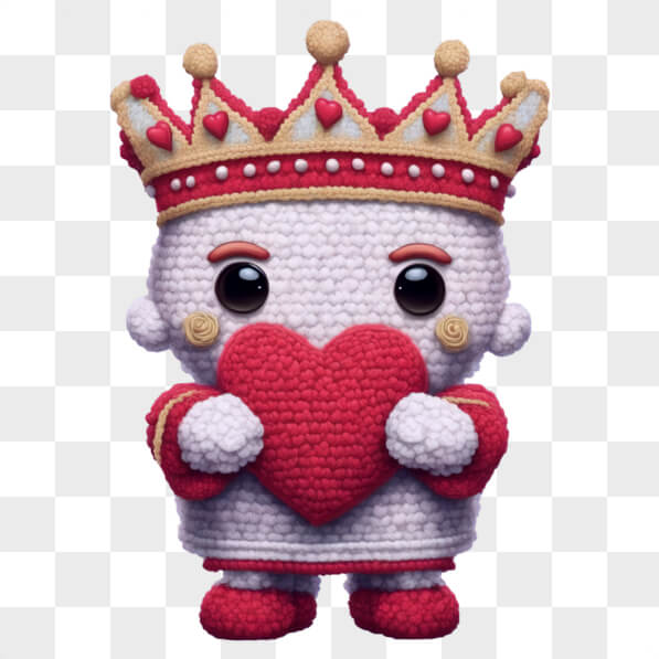 Download Whimsical King Character Holding a Heart Cartoons Online ...