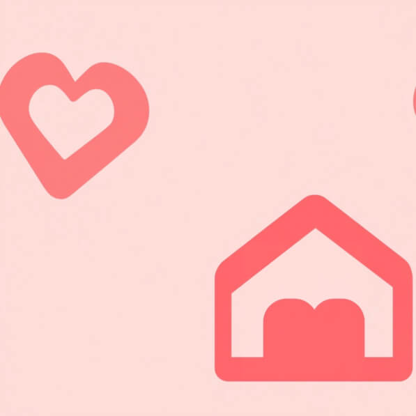 Download Minimalistic Heart and House Design Patterns Online - Creative ...