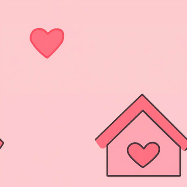 Descarga Ilustración de Corazón y Hogar Patrones En Línea - Creative ...
