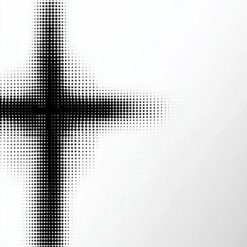 Download Minimalist Black Cross on White Background Backgrounds Online ...