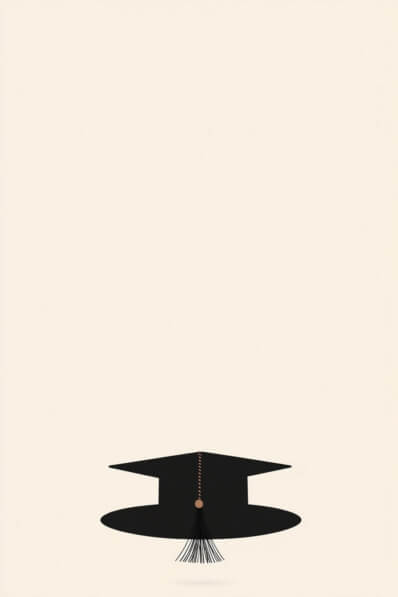 Download Minimalist Graduation Cap Backgrounds Online - Creative Fabrica