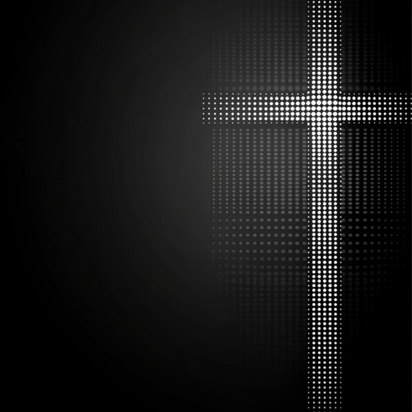 Download Stylized Cross on Dark Background Backgrounds Online ...