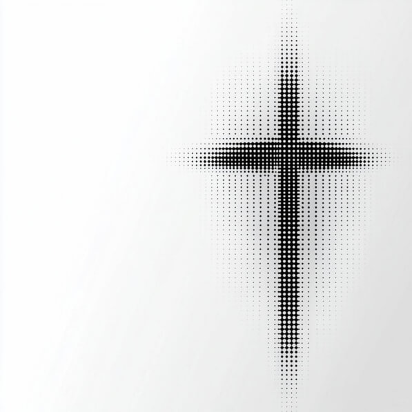 Download Halftone Cross on White Background Backgrounds Online ...