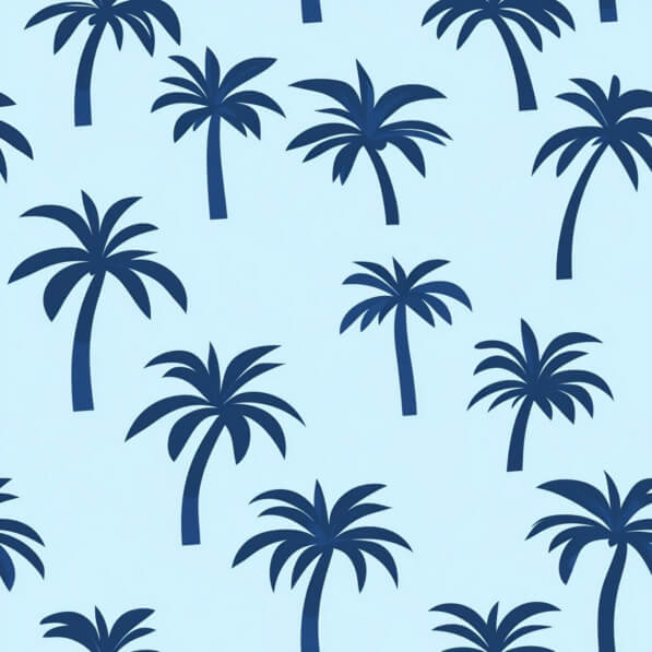 Download Stylized Palm Tree Pattern Patterns Online - Creative Fabrica