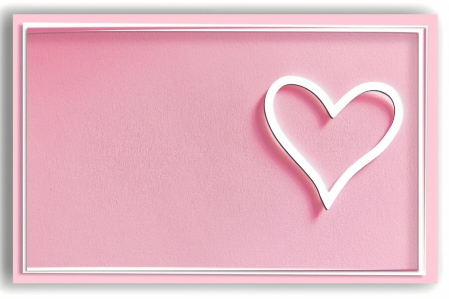 Download Minimalist Pink Heart Design Backgrounds Online - Creative Fabrica