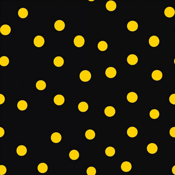 Download Yellow Polka Dots on Black Background Patterns Online ...