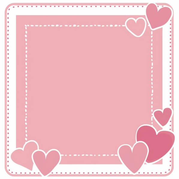 Download Decorative Pink Heart Frame Backgrounds Online - Creative Fabrica