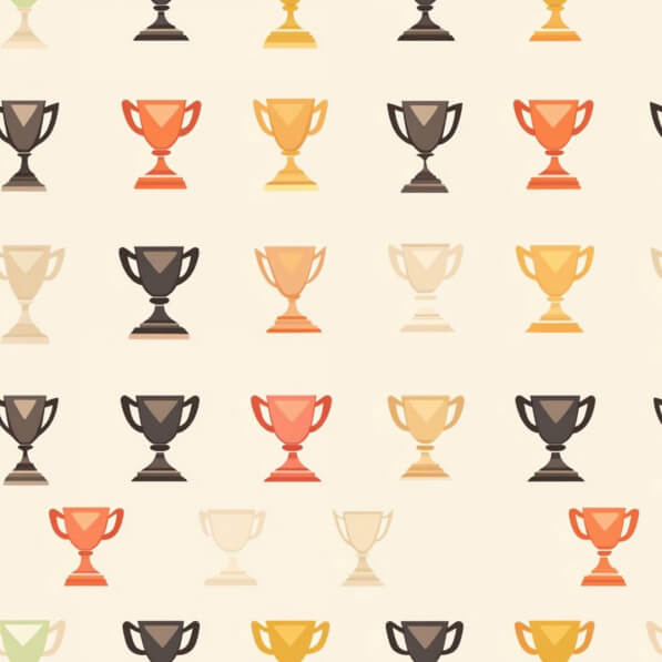 Download Pattern of Trophies Patterns Online - Creative Fabrica