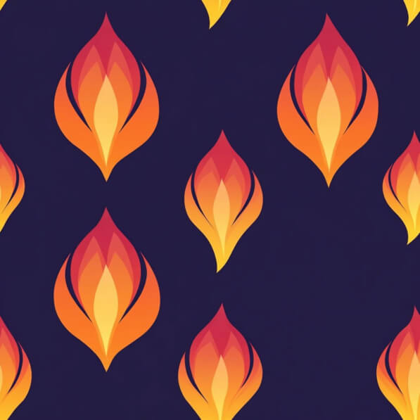 Download Stylized Flame Pattern Patterns Online - Creative Fabrica