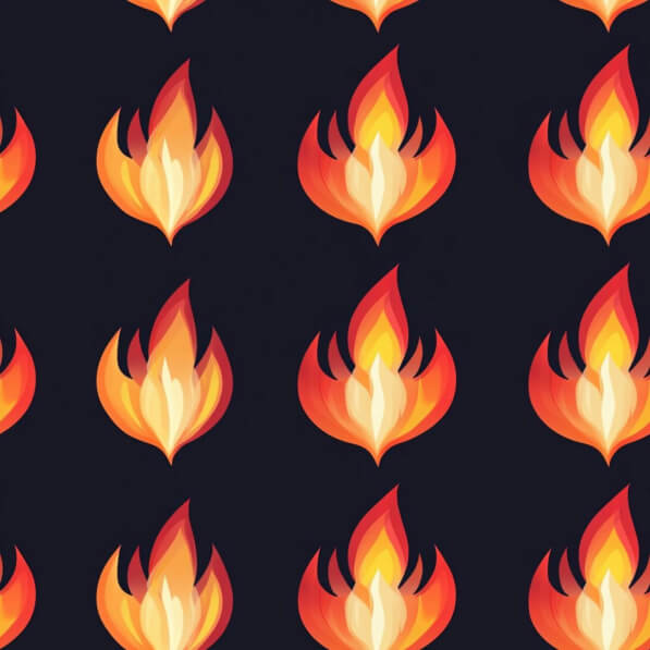 Download Stylized Flame Pattern Patterns Online - Creative Fabrica