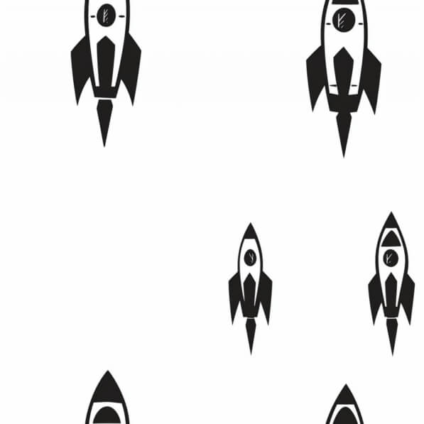Download Stylized Rockets on White Background Patterns Online ...