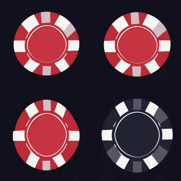 Download Collection of Poker Chips on Black Background Patterns Online ...