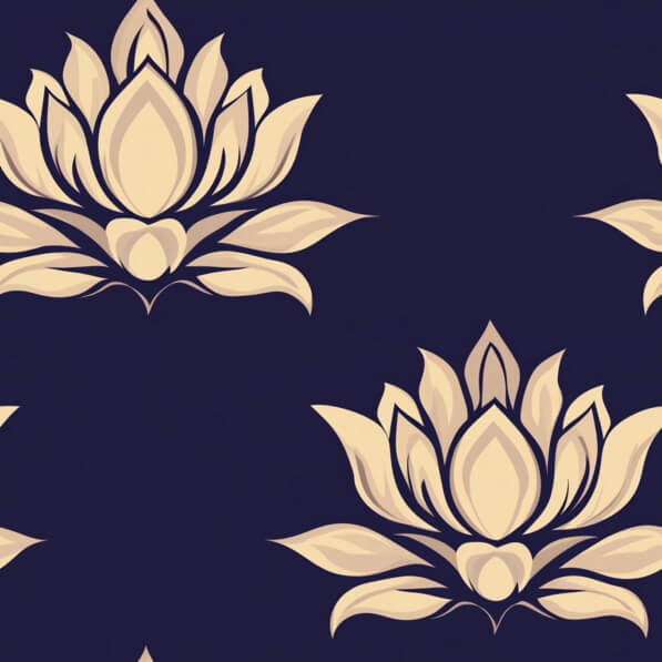 Download Lotus Flowers Pattern Patterns Online - Creative Fabrica