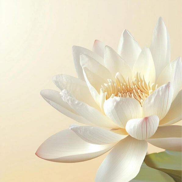 Download Elegant White Lotus Flower on a Soft Background Backgrounds ...