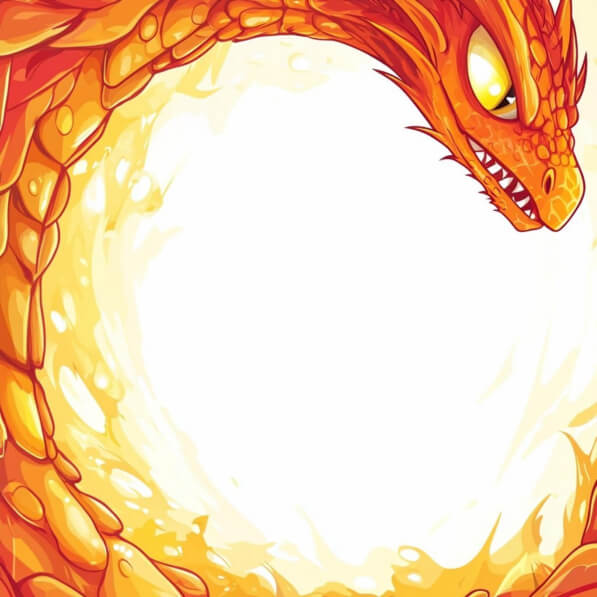 Download Stylized Orange Dragon Illustration Backgrounds Online ...