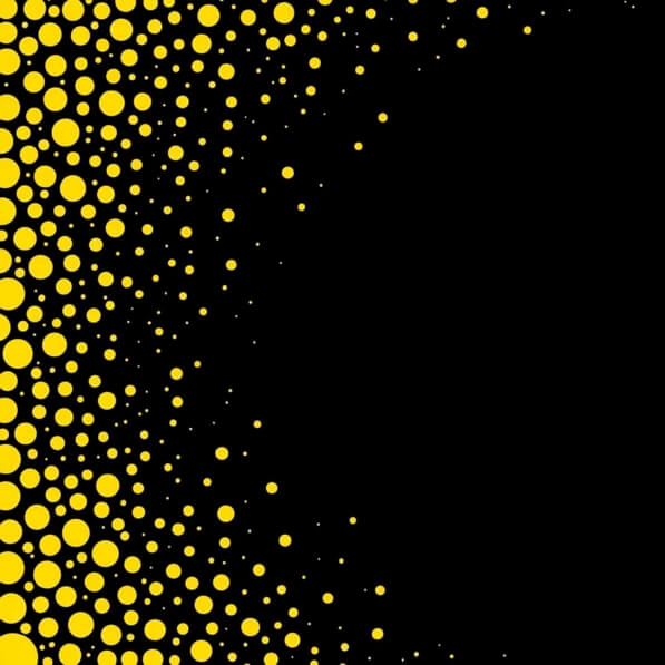 Download Dynamic Yellow Circles on Black Background Backgrounds Online ...