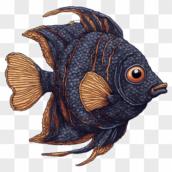 Download Artistic Illustration of a Fish Cartoons Online - Creative Fabrica