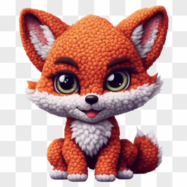 Download Cute cartoon fox character with fluffy texture Cartoons Online ...