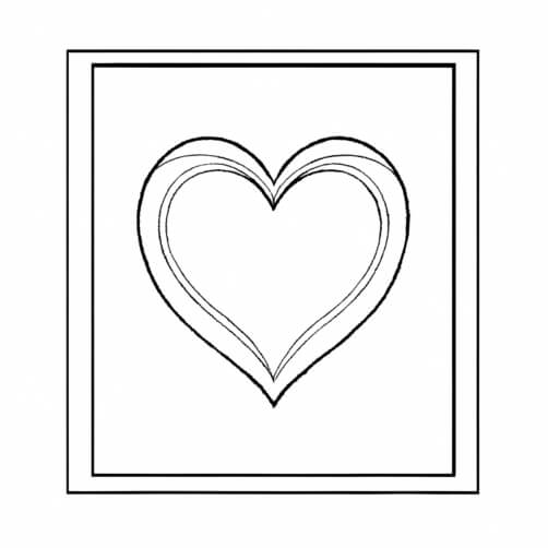 Download Heart-Shaped Pizza Coloring pages Online - Creative Fabrica