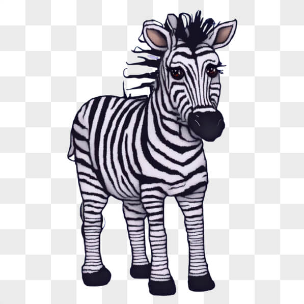 Download Plush Zebra Toy Cartoons Online - Creative Fabrica