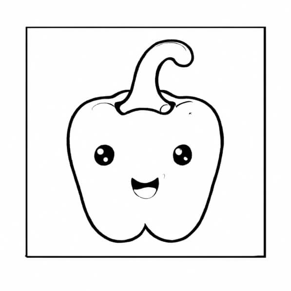 Descarga Feliz personaje de pimiento morrón de dibujos animados Páginas ...