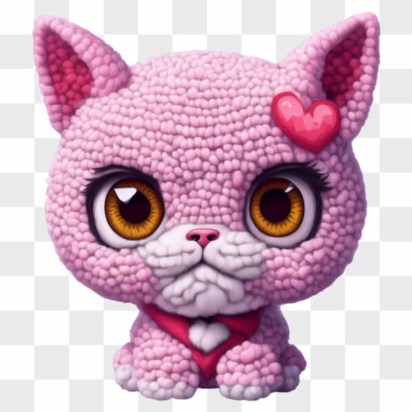 Download Cute Pink Cartoon Cat Cartoons Online - Creative Fabrica