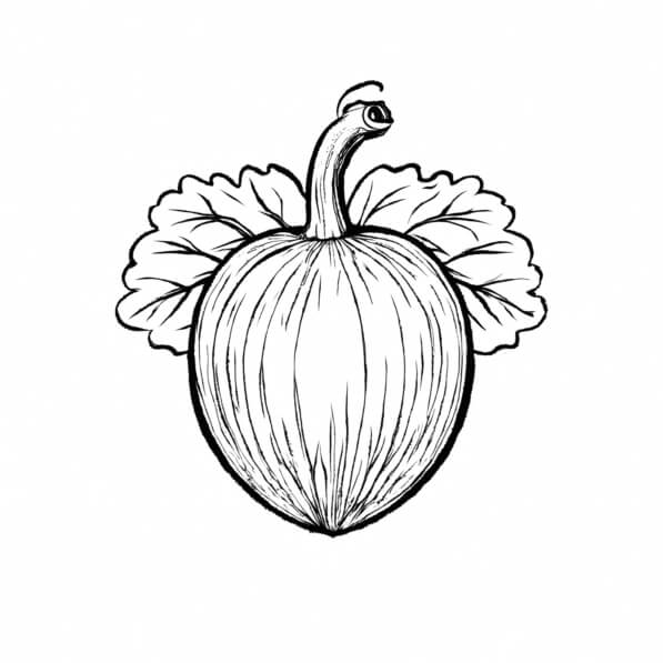 Descarga Ilustración de un higo Páginas para colorear En Línea ...