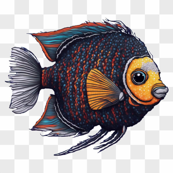 Download Stylized Fish Illustration Cartoons Online - Creative Fabrica