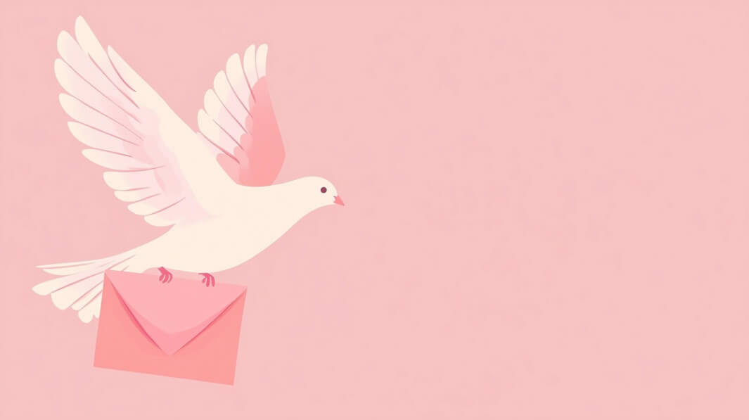 Download Dove Carrying a Letter Backgrounds Online - Creative Fabrica
