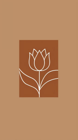 Download Minimalist Tulip Design Backgrounds Online - Creative Fabrica