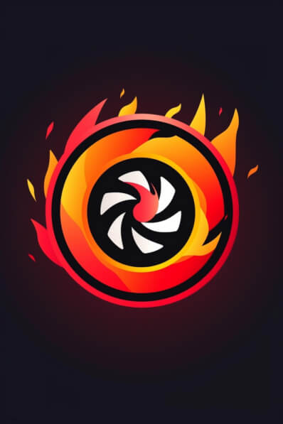 Download Stylized Flame Swirl Design Backgrounds Online - Creative Fabrica