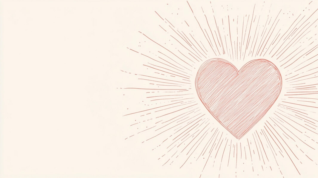 Download Stylized Heart Emitting Rays of Light Backgrounds Online ...