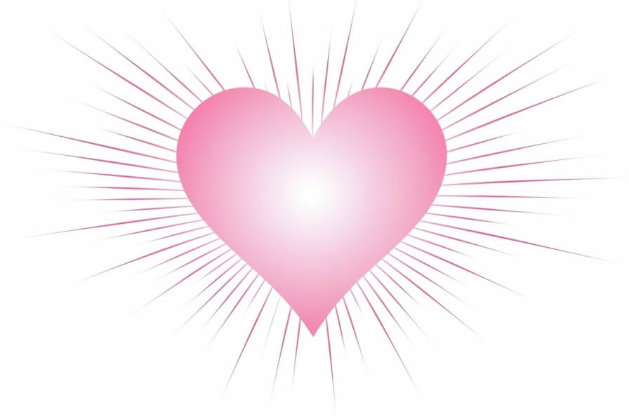 Download Radiant Pink Heart with Rays Backgrounds Online - Creative Fabrica