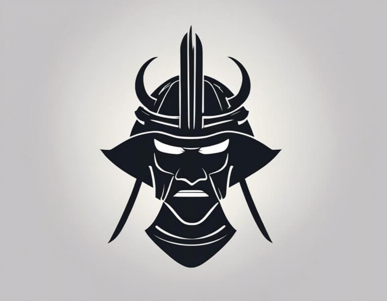 Download Stylized Samurai Helmet and Face Backgrounds Online - Creative ...