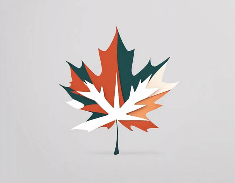 Download Stylized Maple Leaf Illustration Backgrounds Online - Creative ...