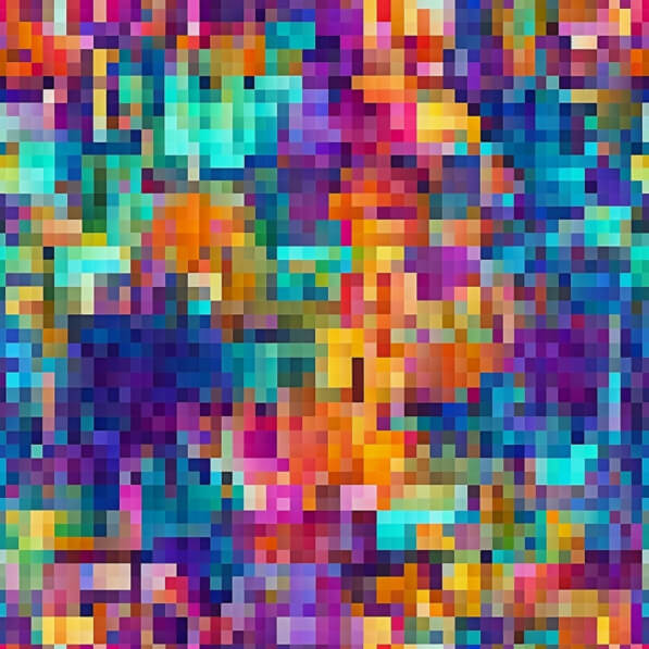 Download Vibrant Abstract Pixel Art Patterns Online - Creative Fabrica
