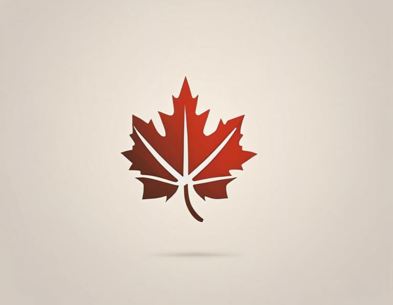 Download Stylized Red Maple Leaf Backgrounds Online - Creative Fabrica