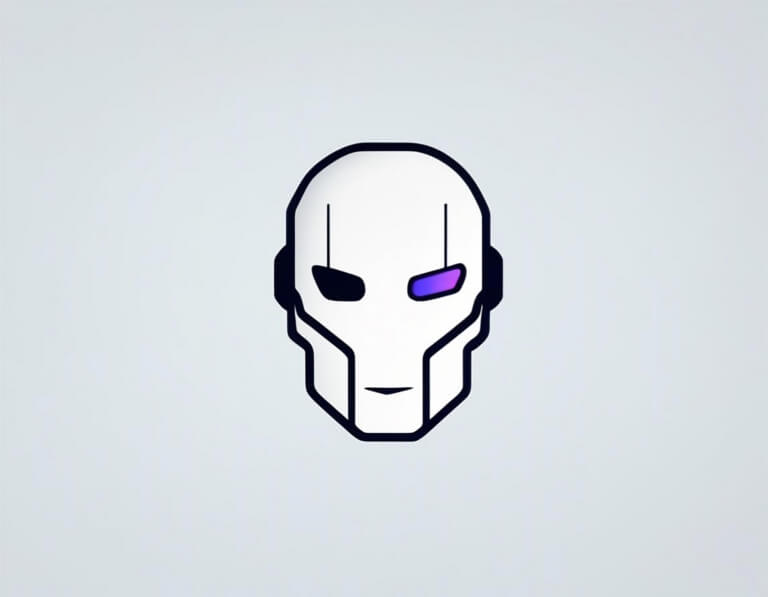 Download Stylized Robotic Skull Design Backgrounds Online - Creative ...