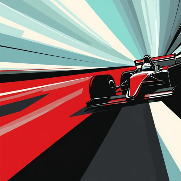 Download Stylized Racing Car in Motion Backgrounds Online - Creative ...