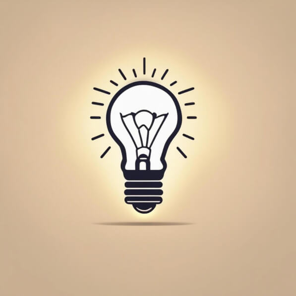 Download Stylized Light Bulb with Rays of Light Backgrounds Online ...