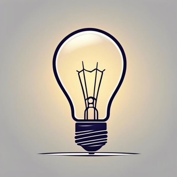 Download Illustration of a Light Bulb Backgrounds Online - Creative Fabrica