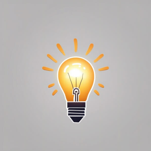 Download Illuminated Light Bulb with Rays Backgrounds Online - Creative ...