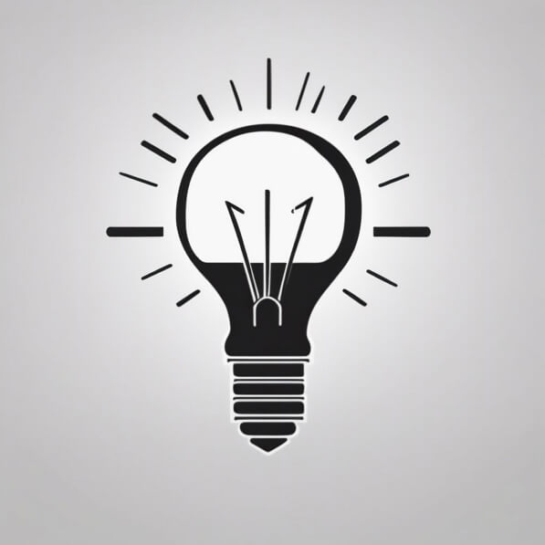 Download Stylized Light Bulb Symbolizing Ideas Backgrounds Online ...