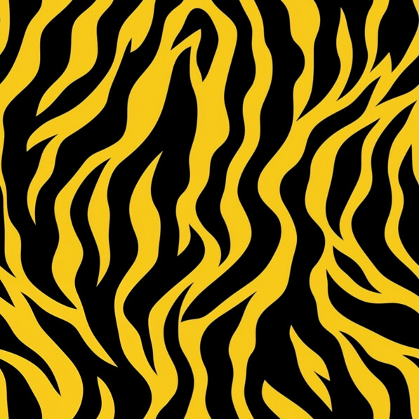 Download Vibrant Tiger Stripe Pattern in Yellow and Black Patterns ...